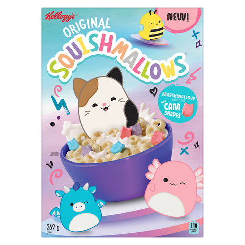 Buy Kellogg's Squishmallows Cereal Marshmallow 269 g | Sobeys Inc.