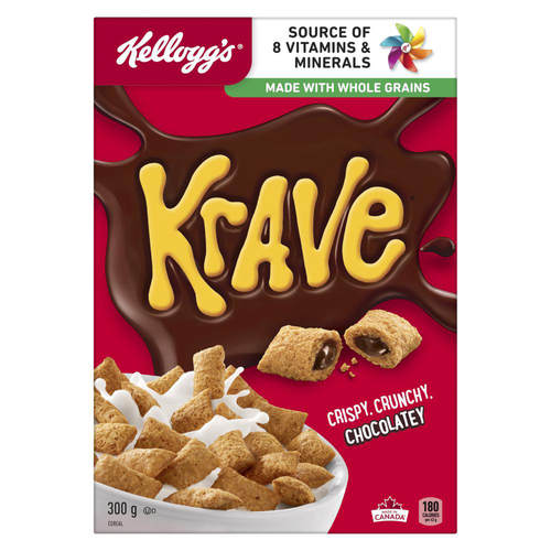 Buy Kellogg's Krave Cereal Chocolate 300 g | Foodland