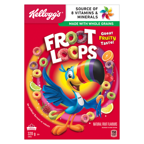 Buy Kellogg's Fruit Loops Cereal 320 g | Foodland