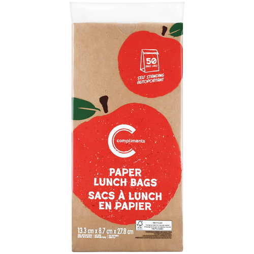 Buy Compliments Paper Lunch Bags 50 Count | Safeway Canada