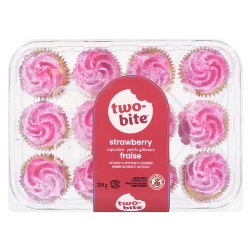 Buy Two Bite Mini Cupcakes Strawberry 284 g | Safeway Canada