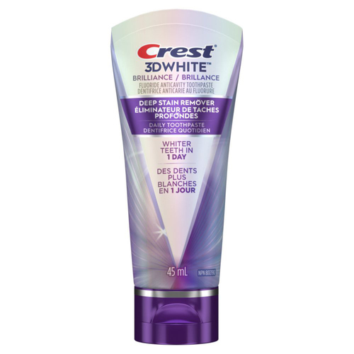 Buy Crest 3D White Toothpaste Deep Stain Remover Ultra White 45 ml ...