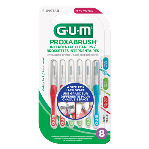 Buy GUM Proxabrush Interdental Cleaners Variety Pack 8 Count | Sobeys Inc.