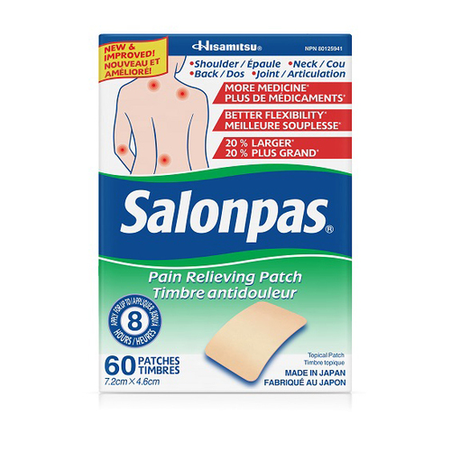 Buy Salonpas Patch Pain Relief 60 Count | Sobeys Inc.