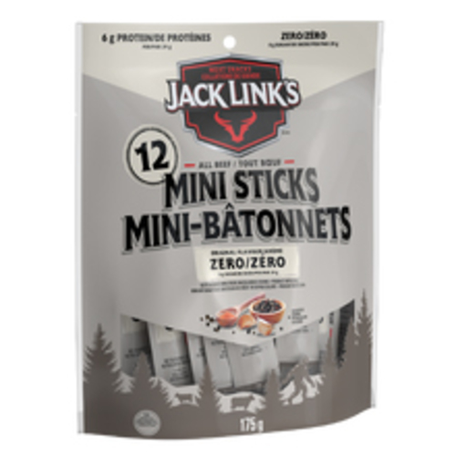Buy Jack Link's Mini Zero Sugar Beef Jerky Sticks 175 g | Safeway Canada