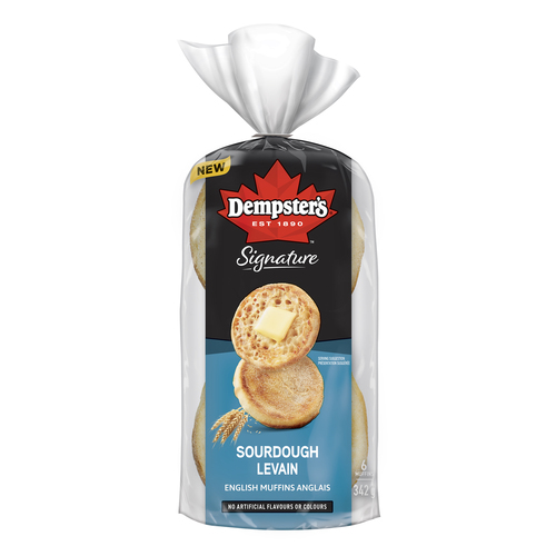 Buy Dempster's Signature English Muffins Sourdough 6 x 57 g | Sobeys Inc.