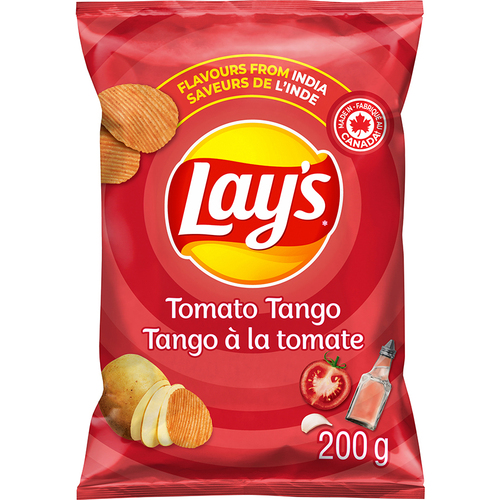 Buy Lay's Potato Chips Tomato Tango Ridged Flavoured 200 g | FreshCo