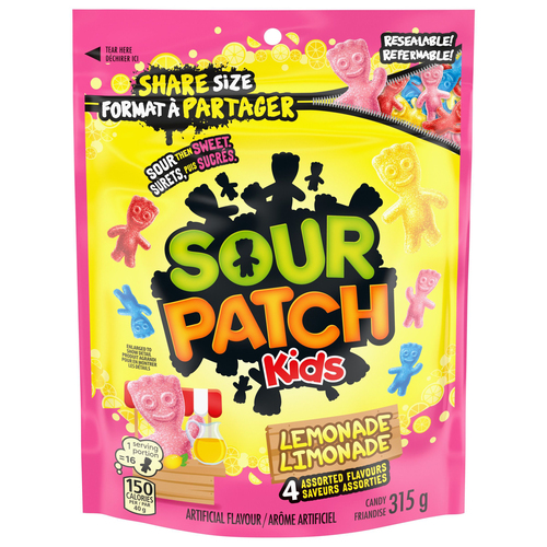 Buy Sour Patch Kids Candy Lemonade Flavour 315 g | FreshCo