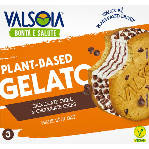 Buy Valsoia Dairy-Free Gelato Oat Chocolate Cookie 474 ml | Sobeys Inc.