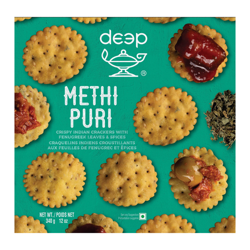 Buy Deep Indian Crackers Snack Methi Puri 340 g | FreshCo