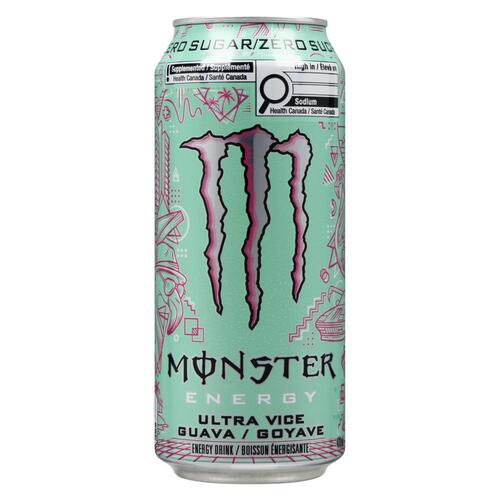 Buy Monster Energy Drink Zero Sugar Ultra Vice Guava 473 ml (can ...