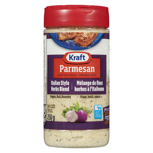 Buy Kraft Grated Cheese Blend Parmesan Italian Herbs 250 g | Sobeys Inc.