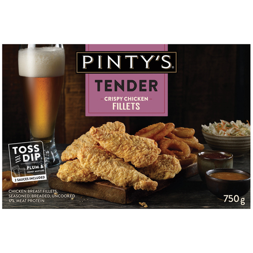 Buy Pinty's Frozen Crispy Chicken Fillets Tender 750 g | Sobeys Inc.