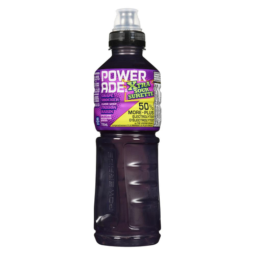 Buy Powerade Xtra Sour Sports Drink Grape Shocker 710 ml (bottle ...