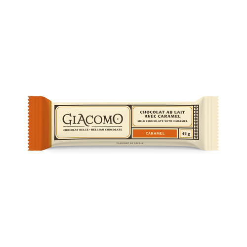 Achetez Giacomo Chocolat belge au lait caramel 45 g | IGA