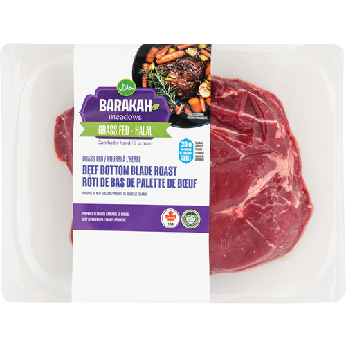 Buy Barakah Meadows Halal Beef Bottom Blade Roast | FreshCo