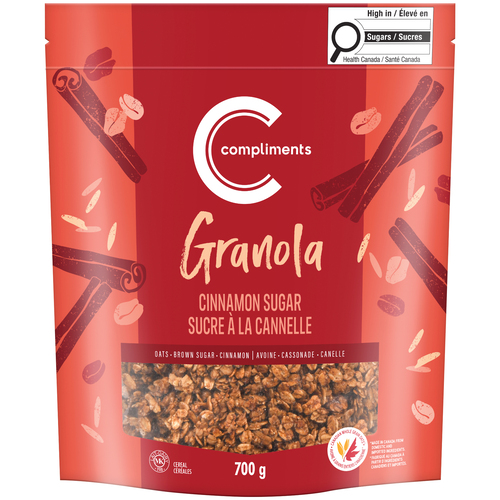 Buy Compliments Granola Cinnamon Sugar 700 g | Safeway Canada