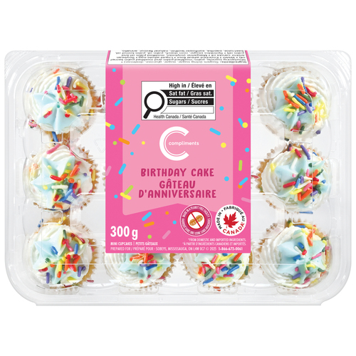 Buy Compliments Cupcakes Mini Birthday Cake 300 g | Sobeys Inc.