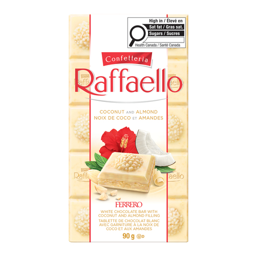 Buy Ferrero Canada Raffaello Chocolate Bar Coconut And Almond 90 g ...