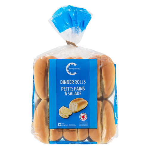 Buy Compliments Dinner Rolls 12 Pack 456 g | Sobeys Inc.