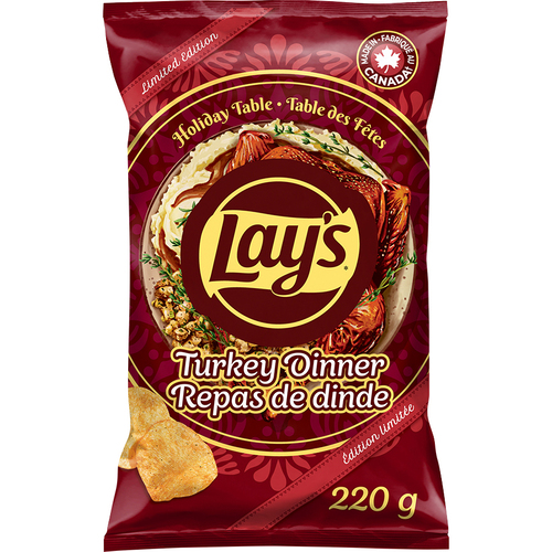 Buy Lay's Potato Chips Turkey Dinner Flavoured 220 g | Sobeys Inc.
