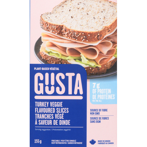 Buy Gusta Plant Based Veggie Slices Turkey 155 g | Sobeys Inc.