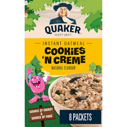 Buy Quaker Instant Oatmeal Cookies And Cream 304 g | Sobeys Inc.