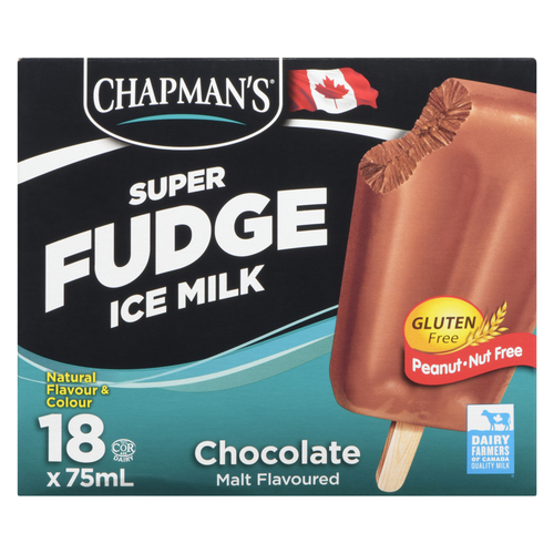 Buy Chapman's Gluten-Free Ice Milk Bars Super Fudge 18 x 75 ml ...