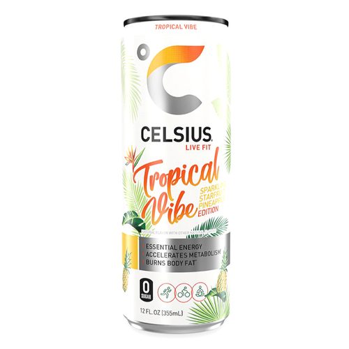Buy Celsius Energy Drink Tropical Vibe 355 ml (can) | Sobeys Inc.