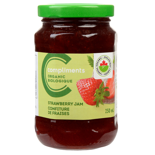 Buy Compliments Organic Jam Strawberry 250 ml | Safeway Canada