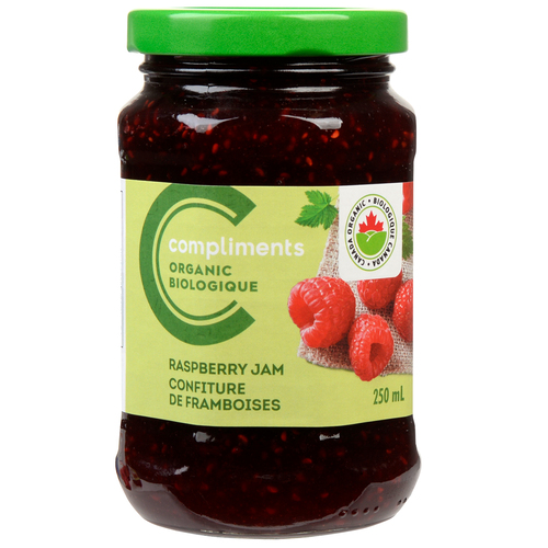 Buy Compliments Organic Jam Raspberry 250 ml | Safeway Canada