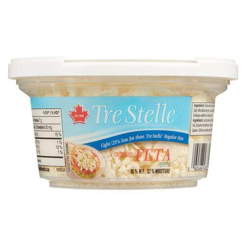 Buy Tre Stelle Light Cheese Feta Crumbled 150 g | FreshCo