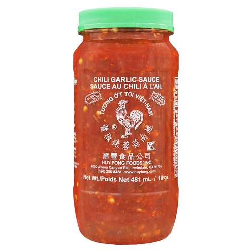 Buy Huy Fong Chili Sauce Garlic 481 ml | Foodland