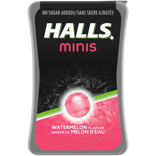 Buy Halls Minis Sugar-Free Cough Drops Watermelon 24 Count | FreshCo