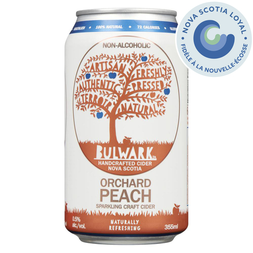 Buy Bulwark Non Alcoholic Sparkling Cider Peach 355 ml (can) | Sobeys Inc.