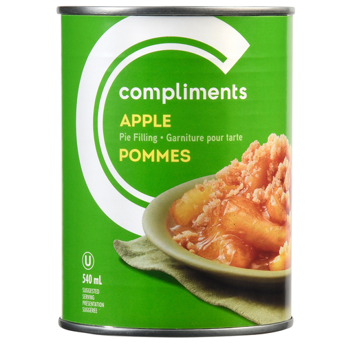 Buy Compliments Pie Filling Apple 540 ml | FreshCo
