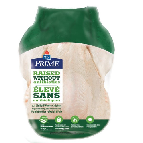 Buy Prime Whole Chicken Raised Without Antibiotics In Bag | FreshCo