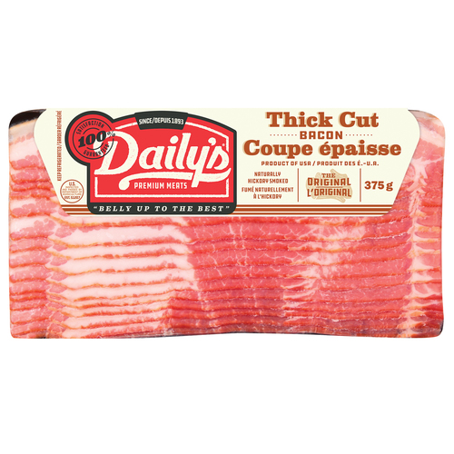 Buy Daily's Bacon Thick Cut Original 375 g | Sobeys Inc.