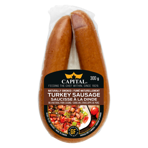 Buy Capital Fine Meats Turkey Sausage Naturally Smoked 300 g | Sobeys Inc.