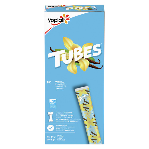 Buy Yoplait Yogurt Tubes Vanilla 8 x 56 g | FreshCo