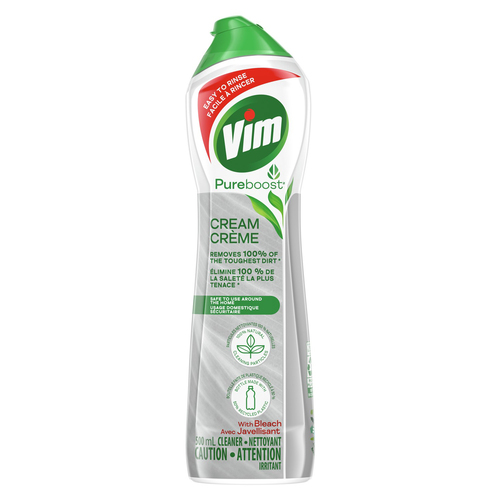 Buy Vim Pureboost Cream Cleaner With Bleach Multi Surface Cleaner 500 ...