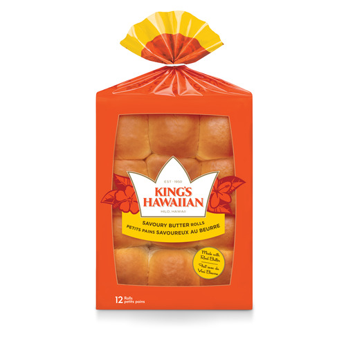 Buy King's Hawaiian Savory Butter Rolls 340 g (frozen) | Sobeys Inc.