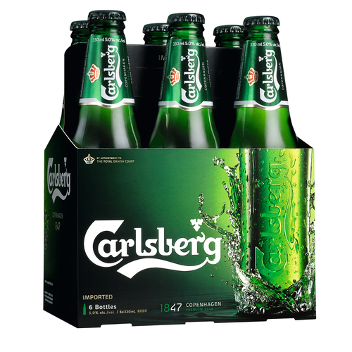 Buy Carlsberg Beer 5% Alcohol 6 x 330 ml (bottles) | Sobeys Inc.