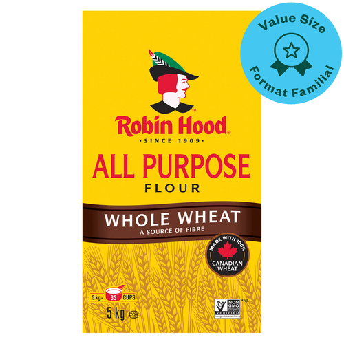 Buy Robin Hood Flour Whole Wheat All Purpose 5 kg | Safeway Canada