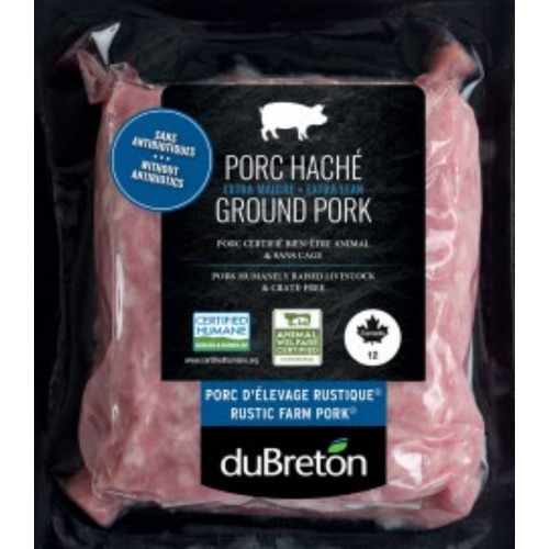 Buy Dubreton Ground Pork Extra Lean Vacuum Pack 454 g | IGA