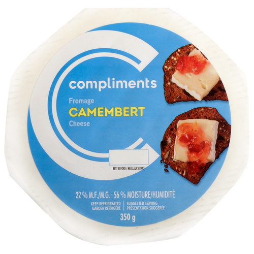 Buy Compliments Camembert Cheese 350 g | Sobeys Inc.