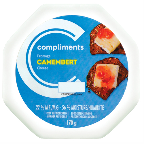 Buy Compliments Cheese Camembert 170 g | Sobeys Inc.