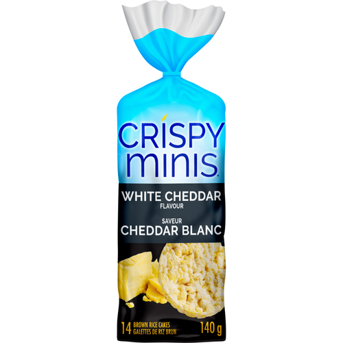 Buy Quaker Crispy Minis Gluten-Free Brown Rice Cakes White Cheddar 140 ...