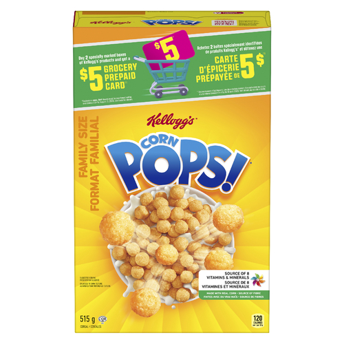 Buy Kellogg's Cereal Corn Pops Family Pack 515 g | Sobeys Inc.