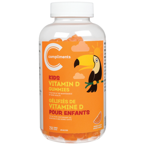 Buy Compliments Kids Vitamin D Gummies 250 Count | Sobeys Inc.